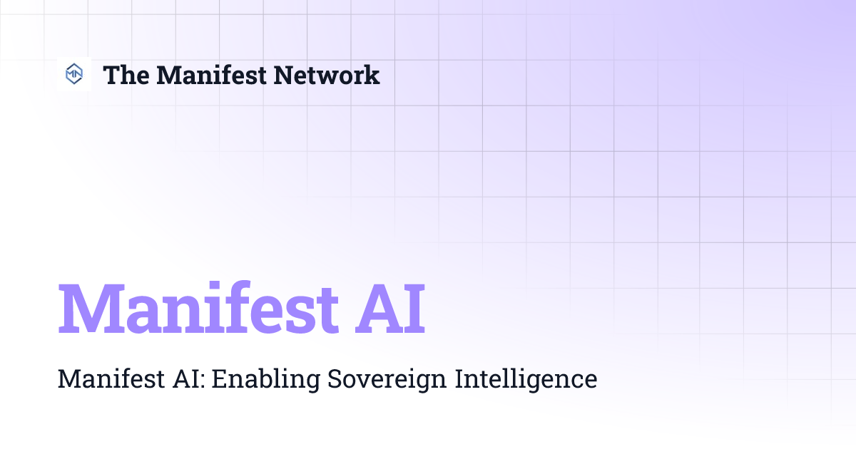 Manifest AI | The Manifest Network